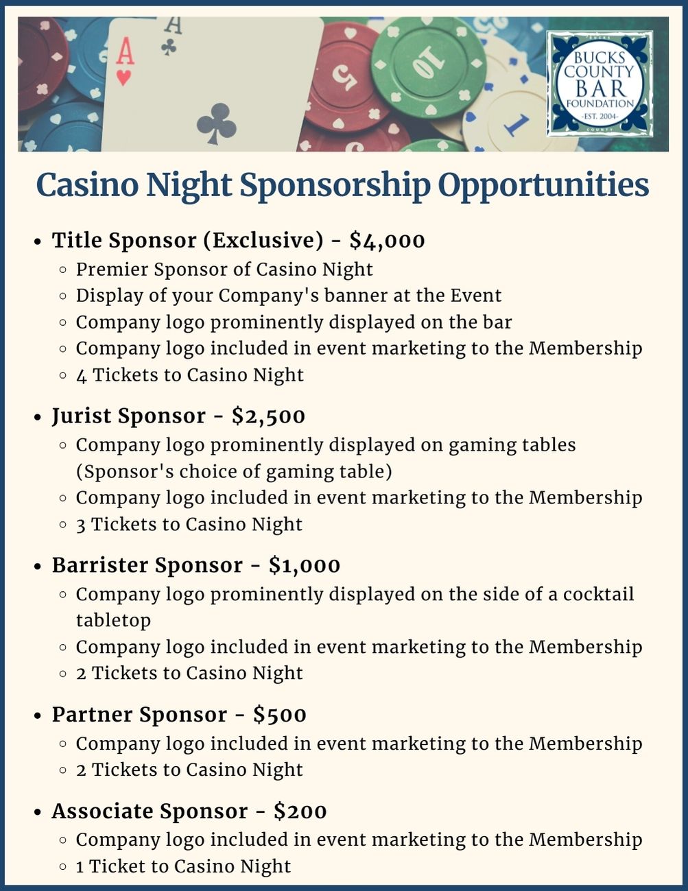event sponsorship